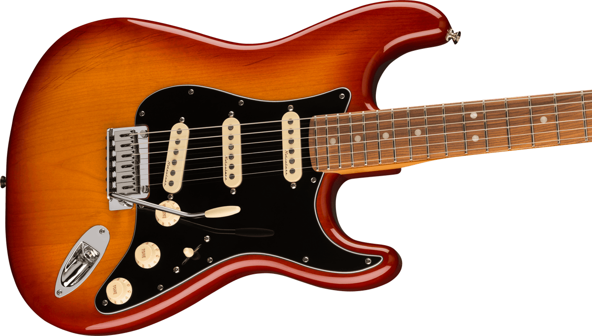 Player Plus Stratocaster Sienna Sunburst – Gilbert Guitars